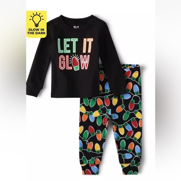 The Children's Place | Pajamas | Nwt 36 Mo Pj Place Let It Glow In The ...